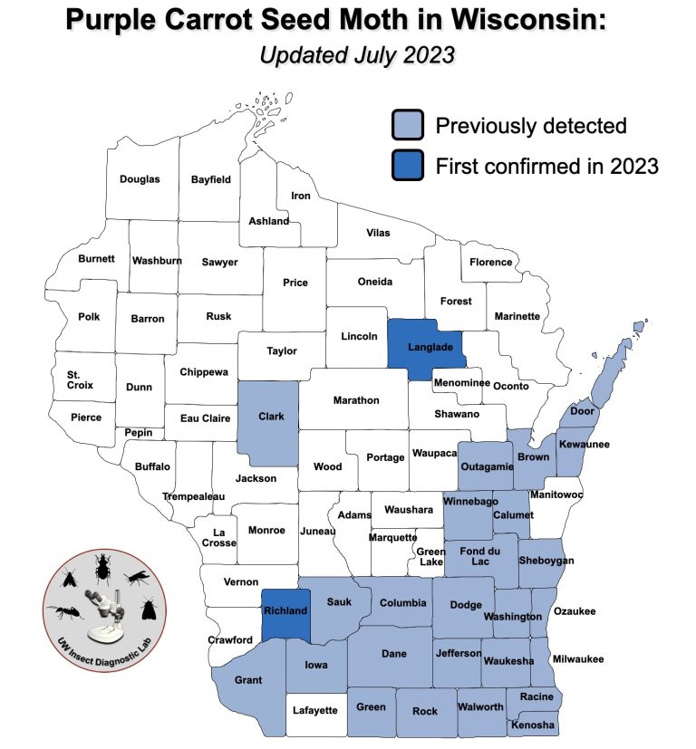 Wisconsin Invasive Insect Maps - Insect Diagnostic Lab